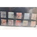 Stamp stock card featuring - Antique Victorian examples