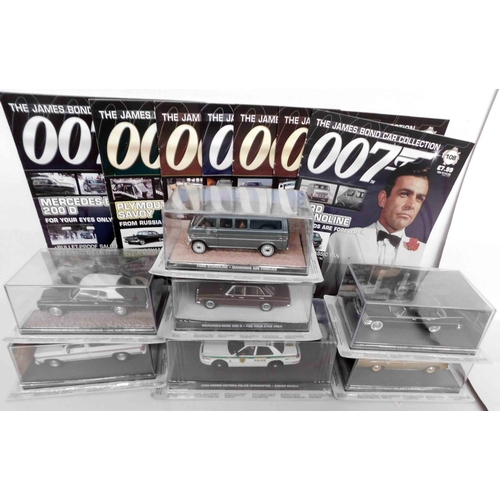 Seven - 007 James Bond - film magazines & die cast vehicles