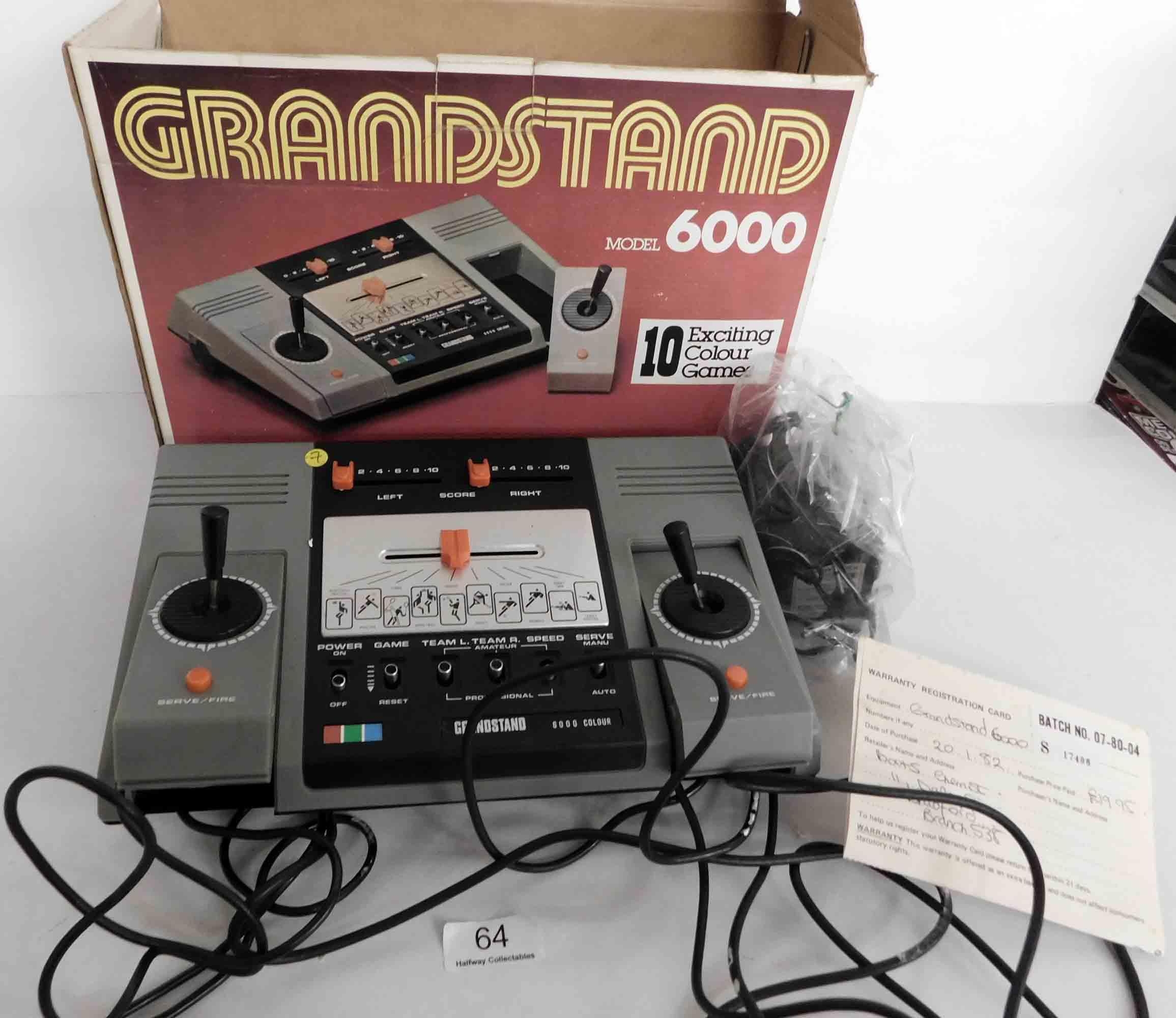 Vintage - Grandstand Model 6000 - video sports centre