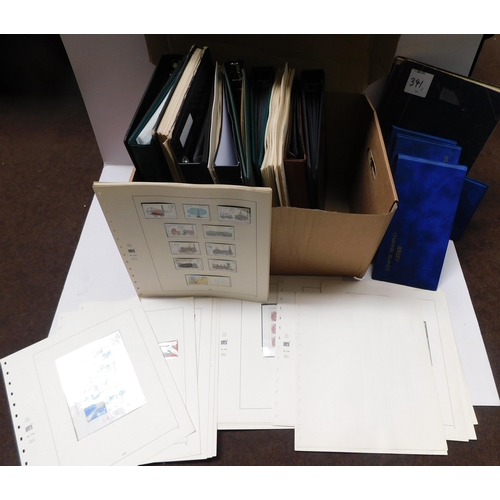 Stamp albums & sheets - mixed content