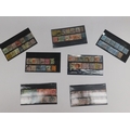 Seven - stamp stock cards including - Antique Victorian & Edward VII ...