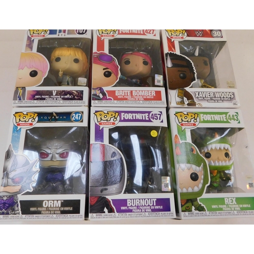 Six Funko Pop Vinyl figures - as new
