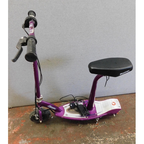 Razor scooter with charger - unchecked