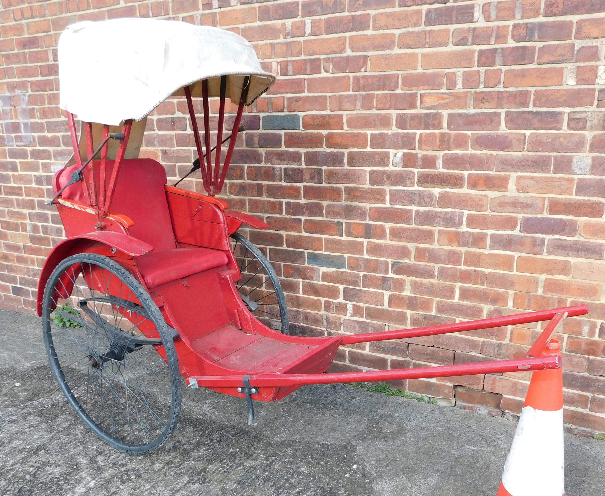 Rickshaw - from Hong Kong - used by Whitestar Foriggs to get passengers ...