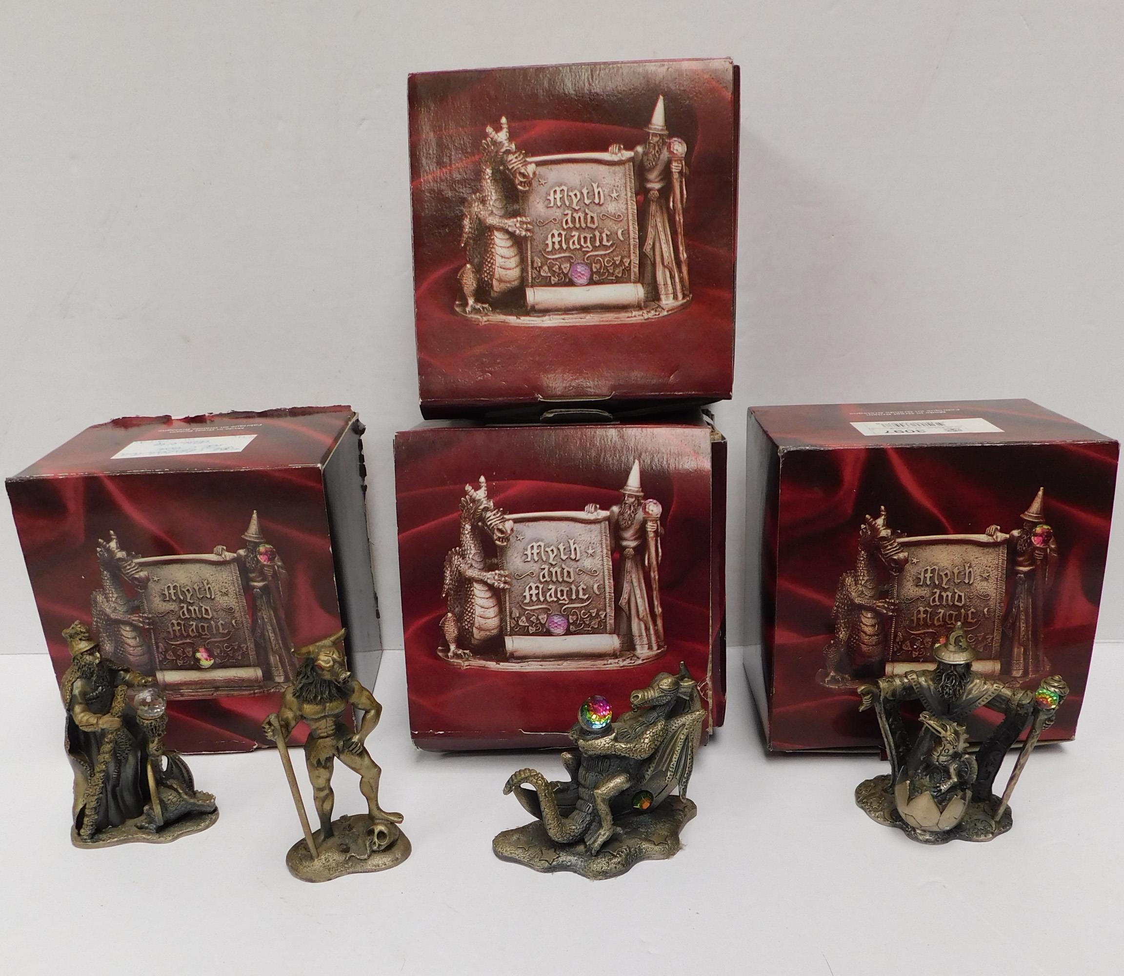 Four - Myth & Magic figures/boxed
