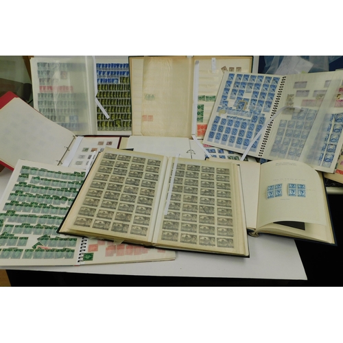 Nine - stamp albums/early to modern