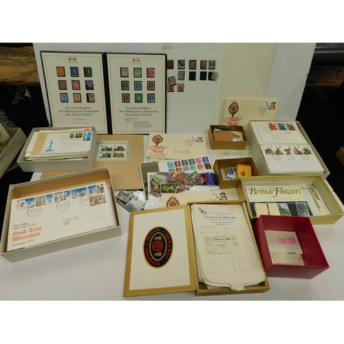 Mixed stamps including - set/folders & loose