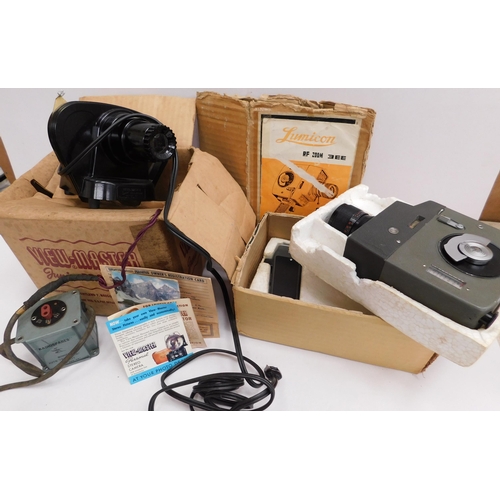 View Master/Junior projector - & Lumicon projector