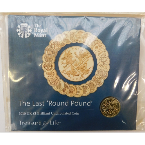 2016 Beatrix Potter 50p coin collectors pack and 2016 The Last Round ...