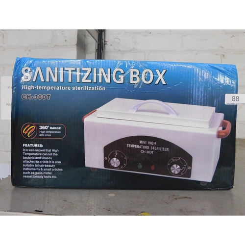 New in box sanitizing box - high temperature steriliser