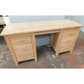Light oak desk
