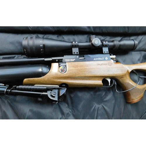 Daystate 'Airwolf' air rifle PCP powered .22 - complete with tripod ...