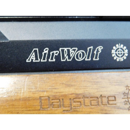 Daystate 'Airwolf' air rifle PCP powered .22 - complete with tripod ...
