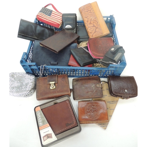 Collection of purses/wallets