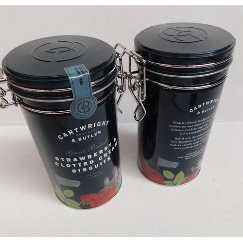 Two 200g Cartwright & Butler strawberry and clotted cream biscuits - BB ...