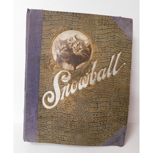 Vintage 'Snowball' album with contents