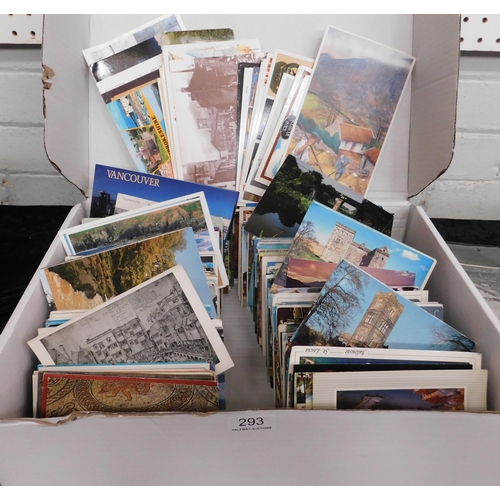 Box of postcards