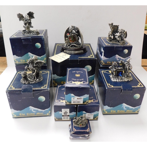 11x Myth & Magic boxed figures - all different