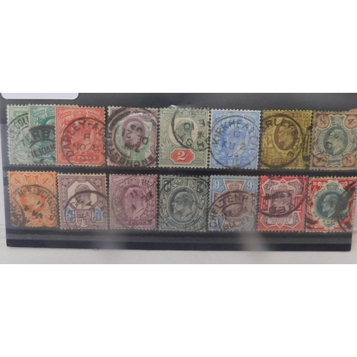 Complete set of Edward VII stamps - fine used