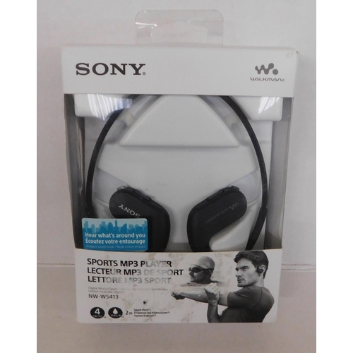 Sony waterproof - all in one MP3 player NW-WS413-4GB RRP £109