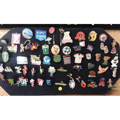 200 Collectable pin badges