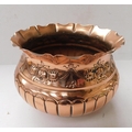 Copper Arts & Craft style planter - Soutterware