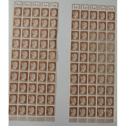 Third Reich era unused stamps