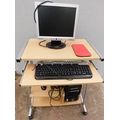 Packard Bell computer system with tower, keyboard, monitor and mouse on ...