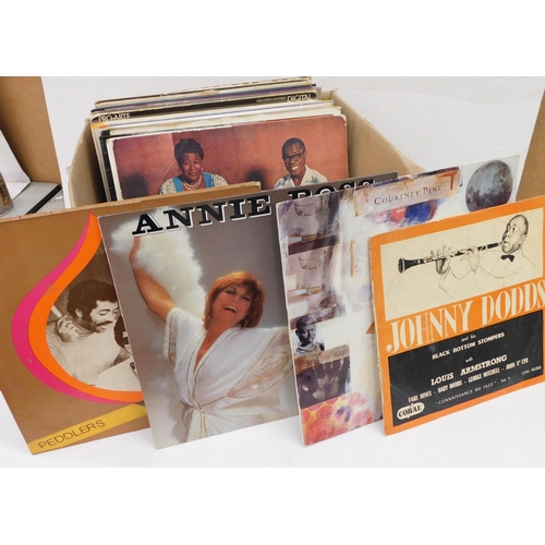 41x Jazz LPs - incl. Annie Ross, Previn, Moore, Peterson, Pine, Hampton ...