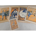 Rare vintage "The Football Favourite" magazine collection from 1920s