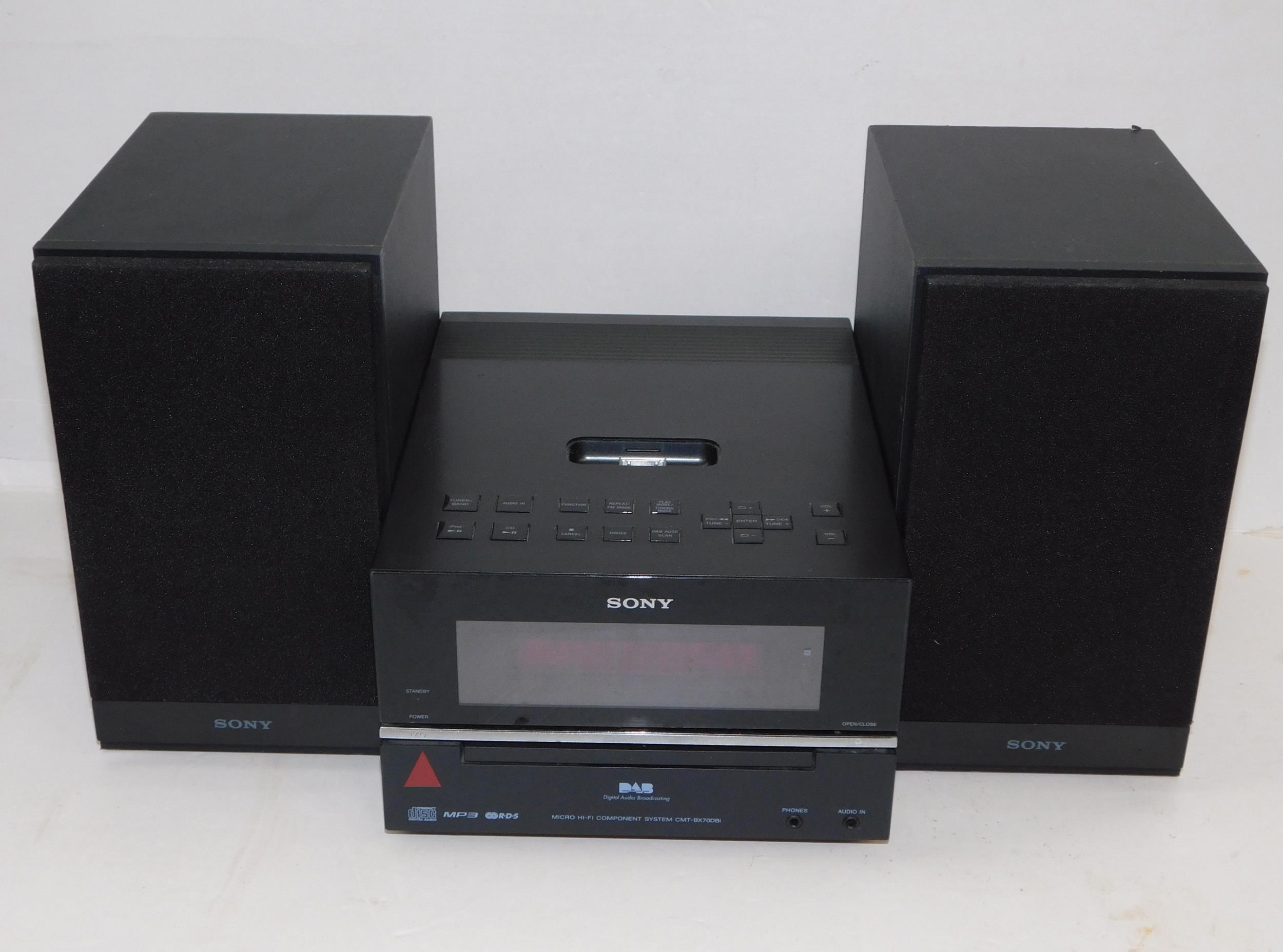 Sony Micro Hi-fi component system in w/o