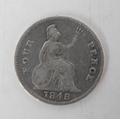 1848 Over 46 Victorian four pence