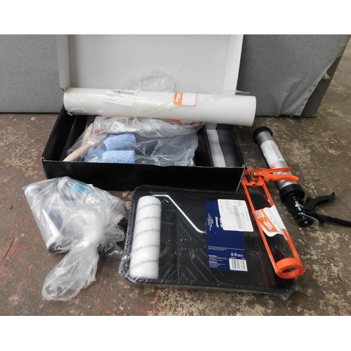 Harris trade box of decorators equipment etc
