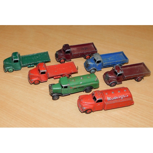 Selection of Dinky diecast trucks