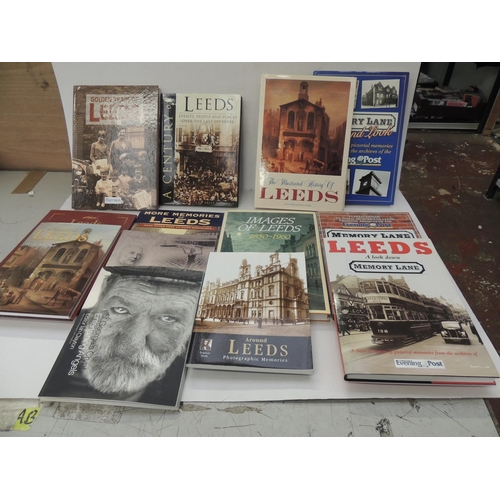 Box of local history books - Leeds
