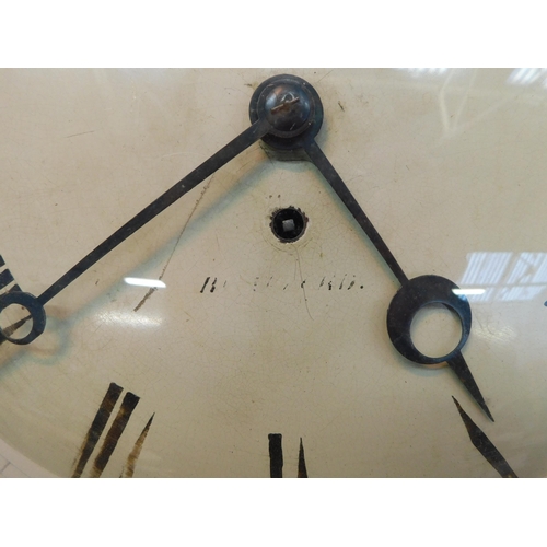Victorian J.W Benson clock with pendulum and key in W/O (fusee movement)