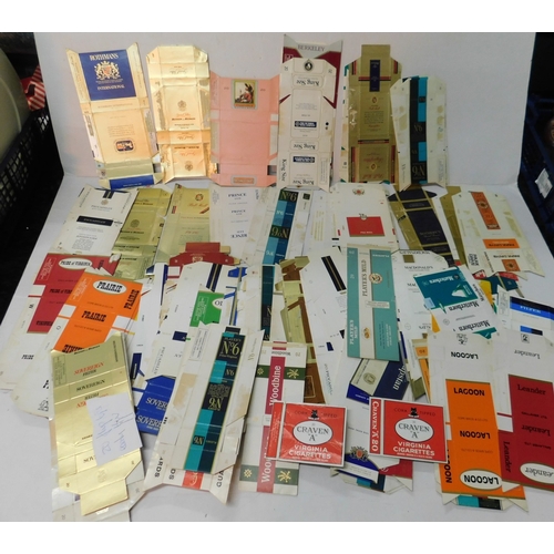 Collection of cigarette packets