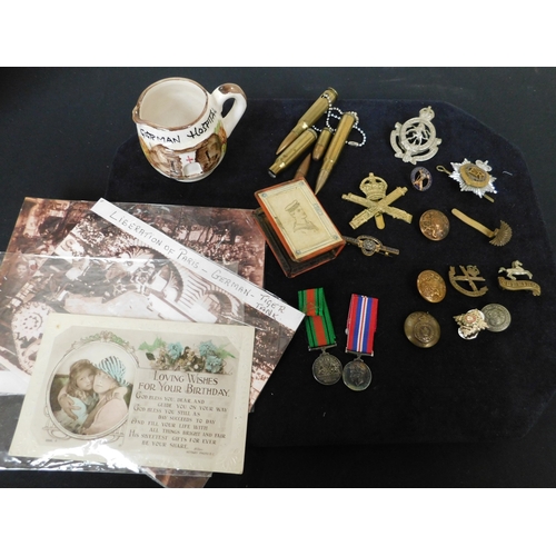 WWI collectables - incl. medals and photos