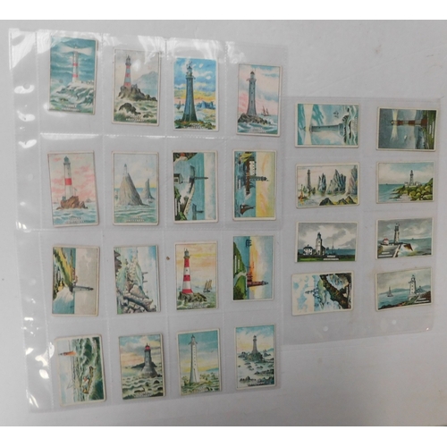 Hulls Cigarettes lighthouse series cigarette cards