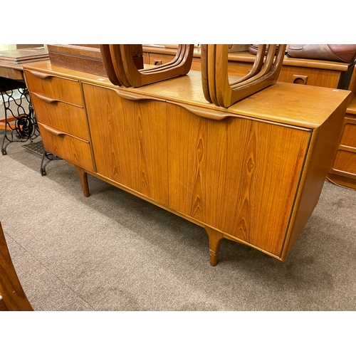 Mid Century McIntosh teak long john sideboard, 75cm by 152cm by 47cm ...