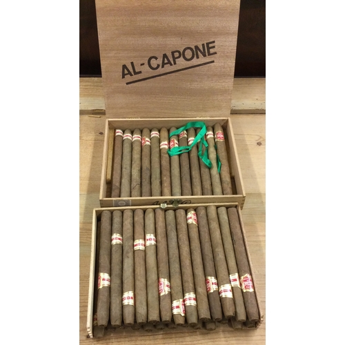 Al-Capone: Thirty eight cigars. Est. £20 - £30.