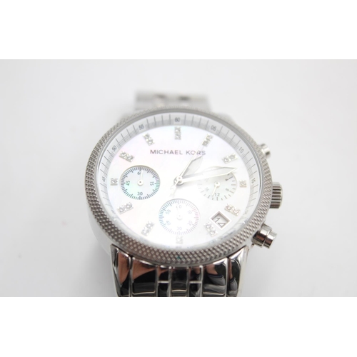 Two Michael Kors quartz ladies wristwatches, one MK5020 and one other