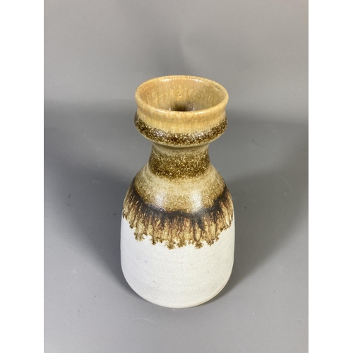 Three pieces of studio pottery to include Rupert Blamire blue glazed ...