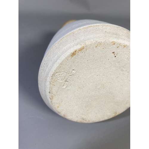 Three pieces of studio pottery to include Rupert Blamire blue glazed ...