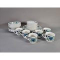 A collection of Midwinter Caprice tableware comprising six cups, six ...