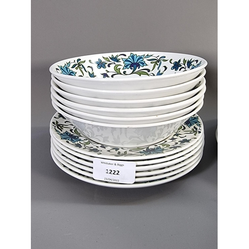 A collection of Midwinter Caprice tableware comprising six cups, six ...