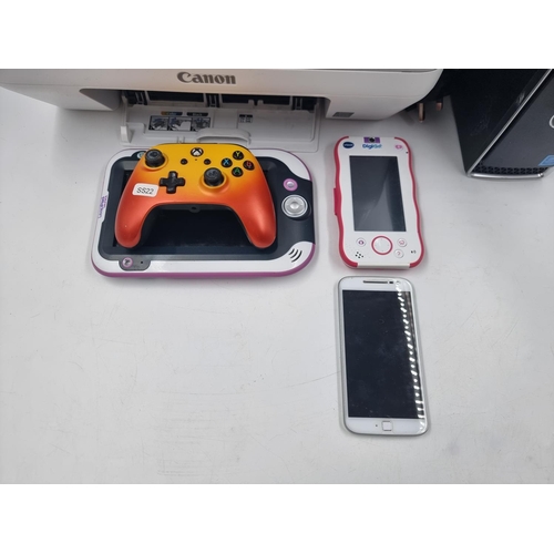 Six items to include Dell Inspiron 3252 desktop PC, Motorola smart ...