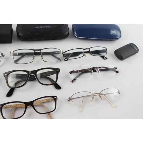 A collection of branded spectacles/frames to include Hugo Boss, Emporio ...