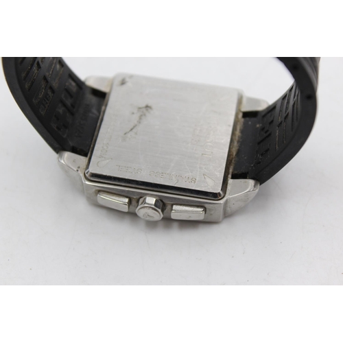 A Tissot Qaudrato chronograph quartz men's wristwatch with ETA G10 211 ...