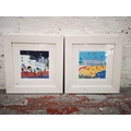 Two framed Chas Jacobs pencil signed limited edition of 195 prints, one ...